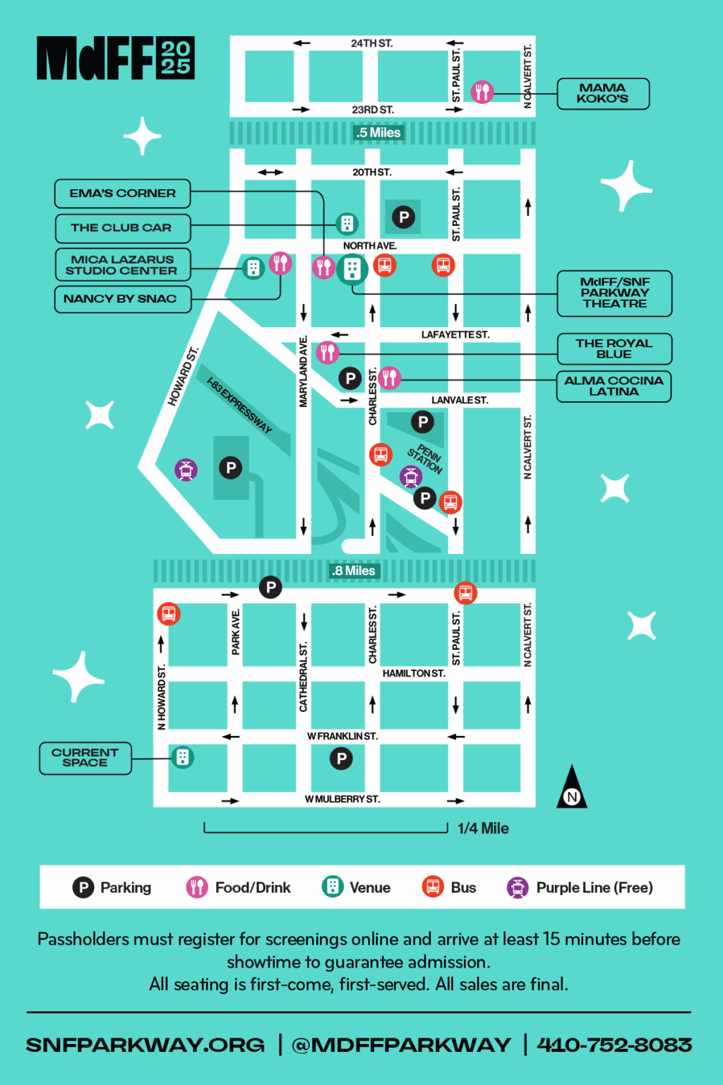 Festival Map + Parking - Parkway Theatre